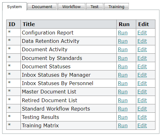 How to Use System Reports – Quality Management (Essentials)