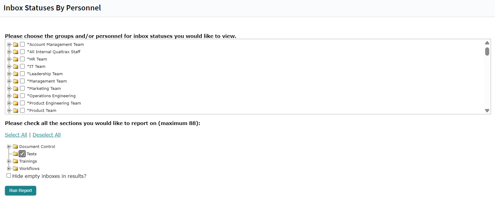 How to Use System Reports – Quality Management (Essentials)