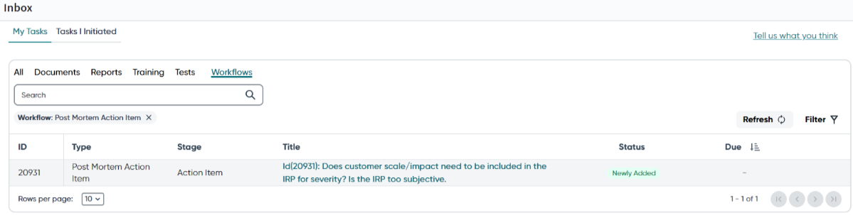 Checking your Inbox version – Quality Management (Essentials)